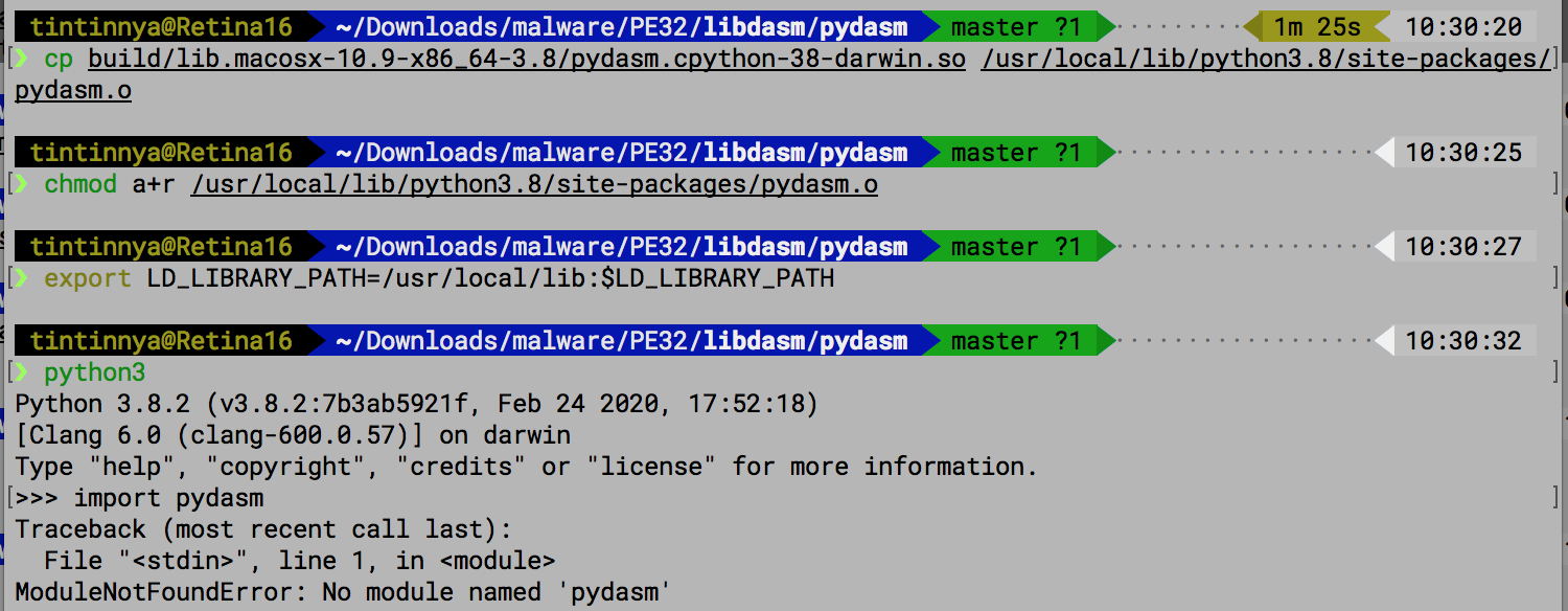 Disassembling Binary File with Python on Mac – TinTinNya