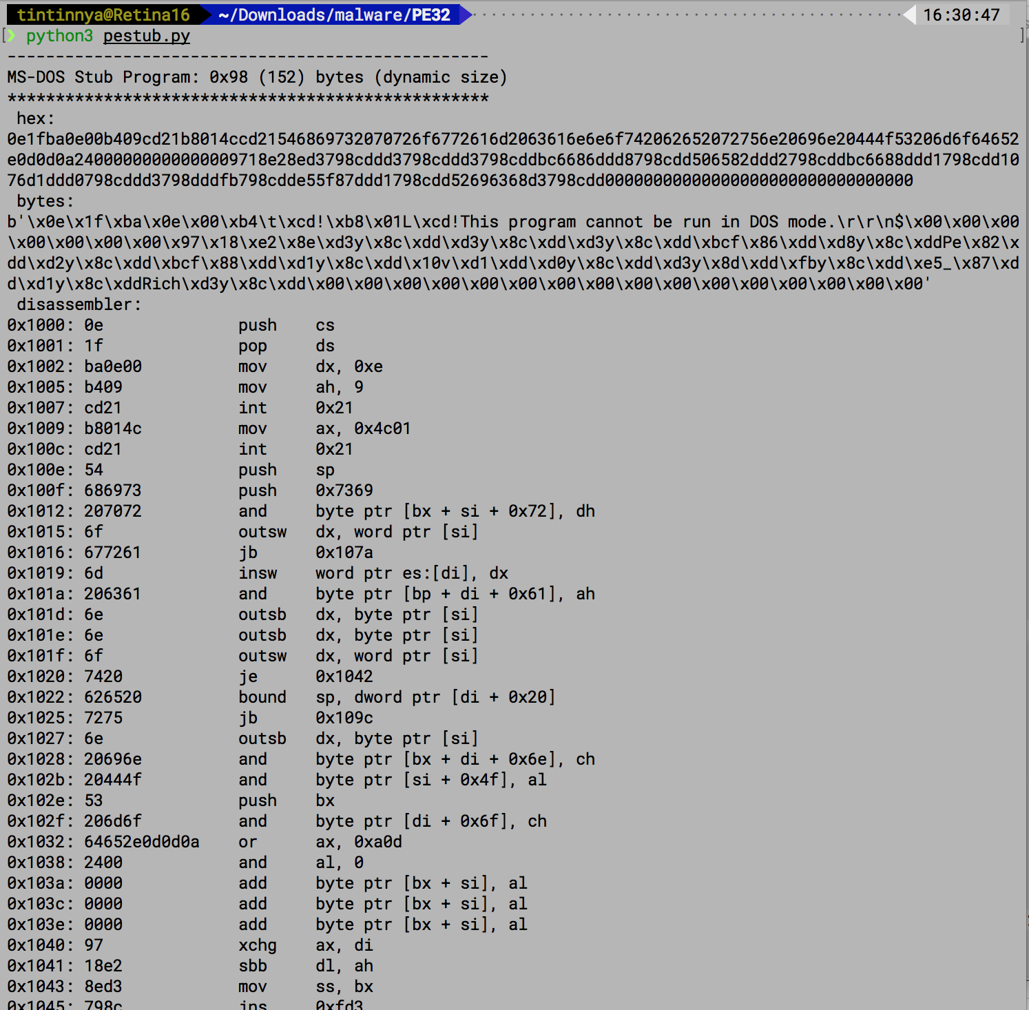 Disassembling Binary File With Python On Mac Tintinnya 6059
