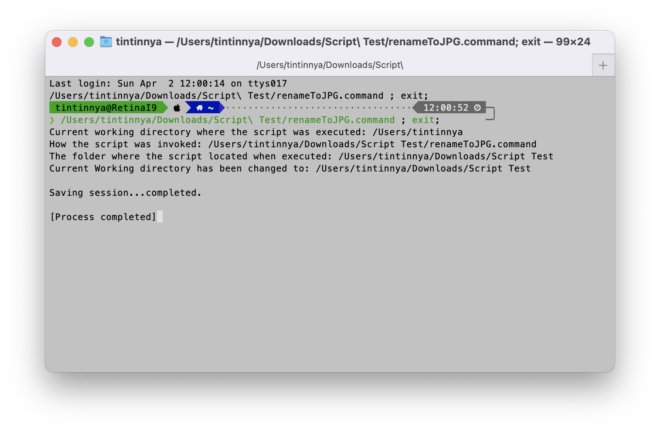 Converting A Bash Shell CLI Into An Executable Script on macOS Finder