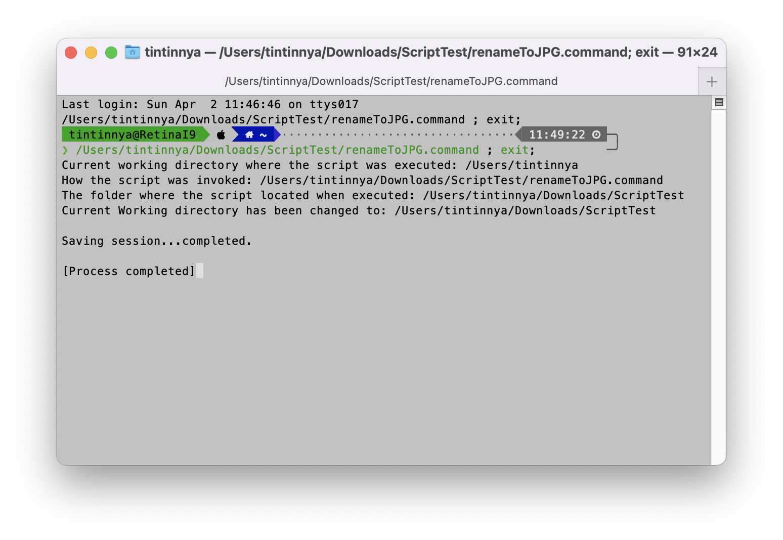 Converting A Bash Shell Cli Into An Executable Script On Macos Finder